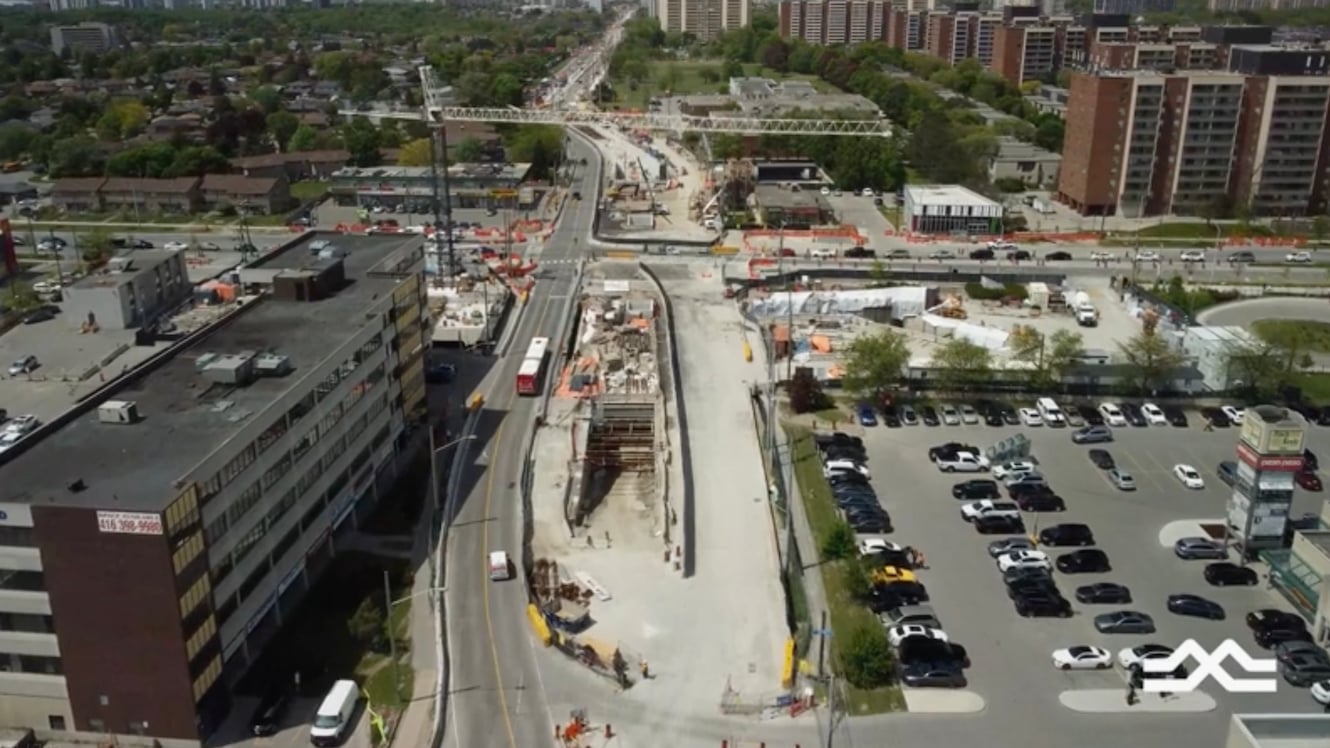 VIDEO: Finch West LRT taking shape - Construction News