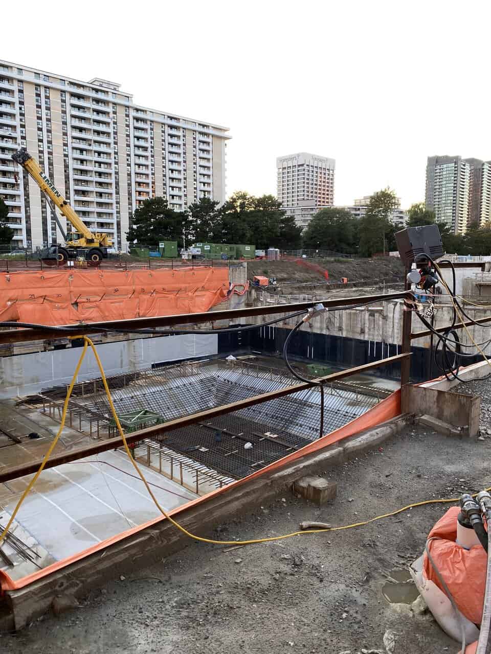 Early Stage Construction Continues at Metro Park Condos Site - Construction News