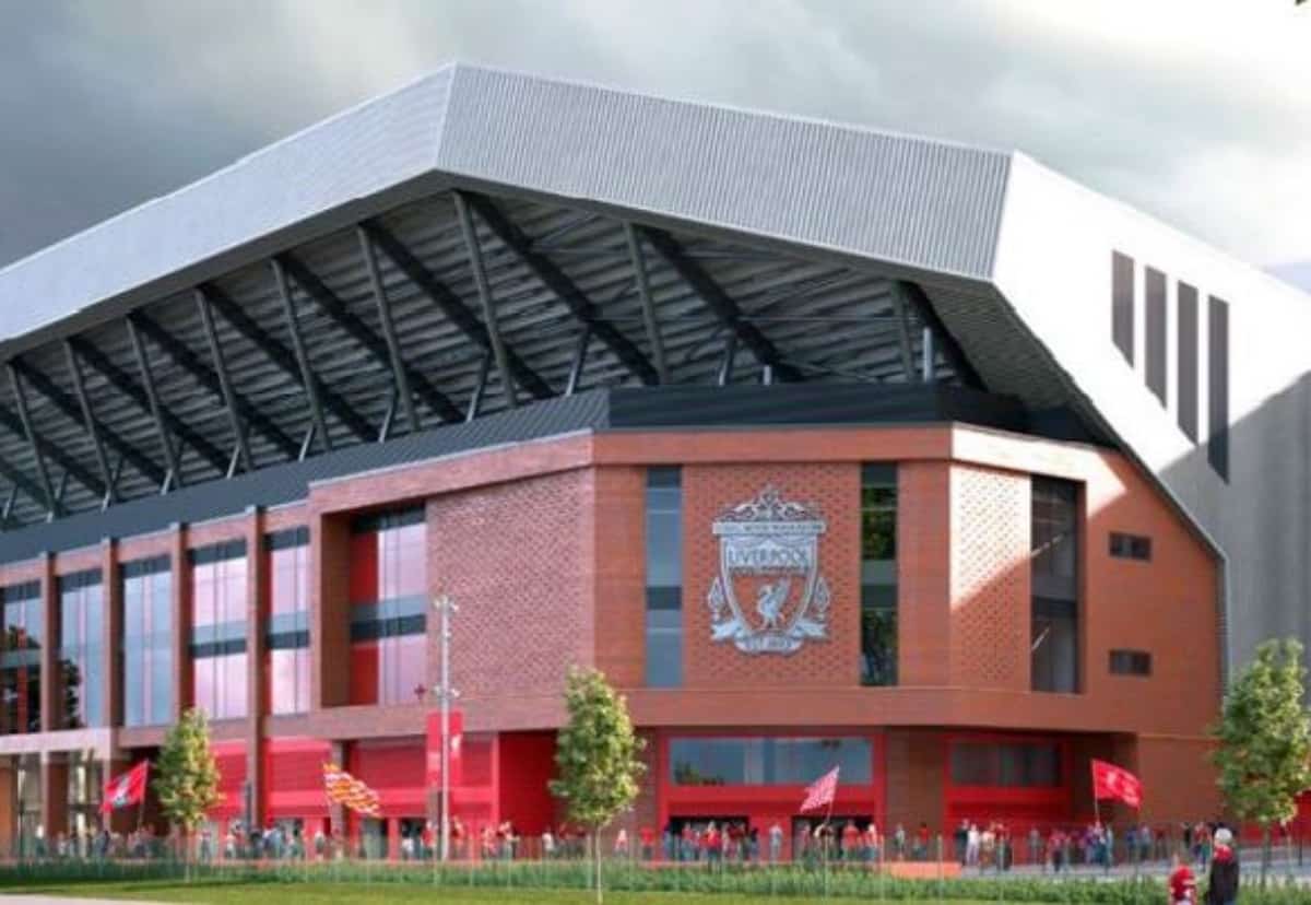 Liverpool bring on sub for Buckingham on Anfield stand - Construction News