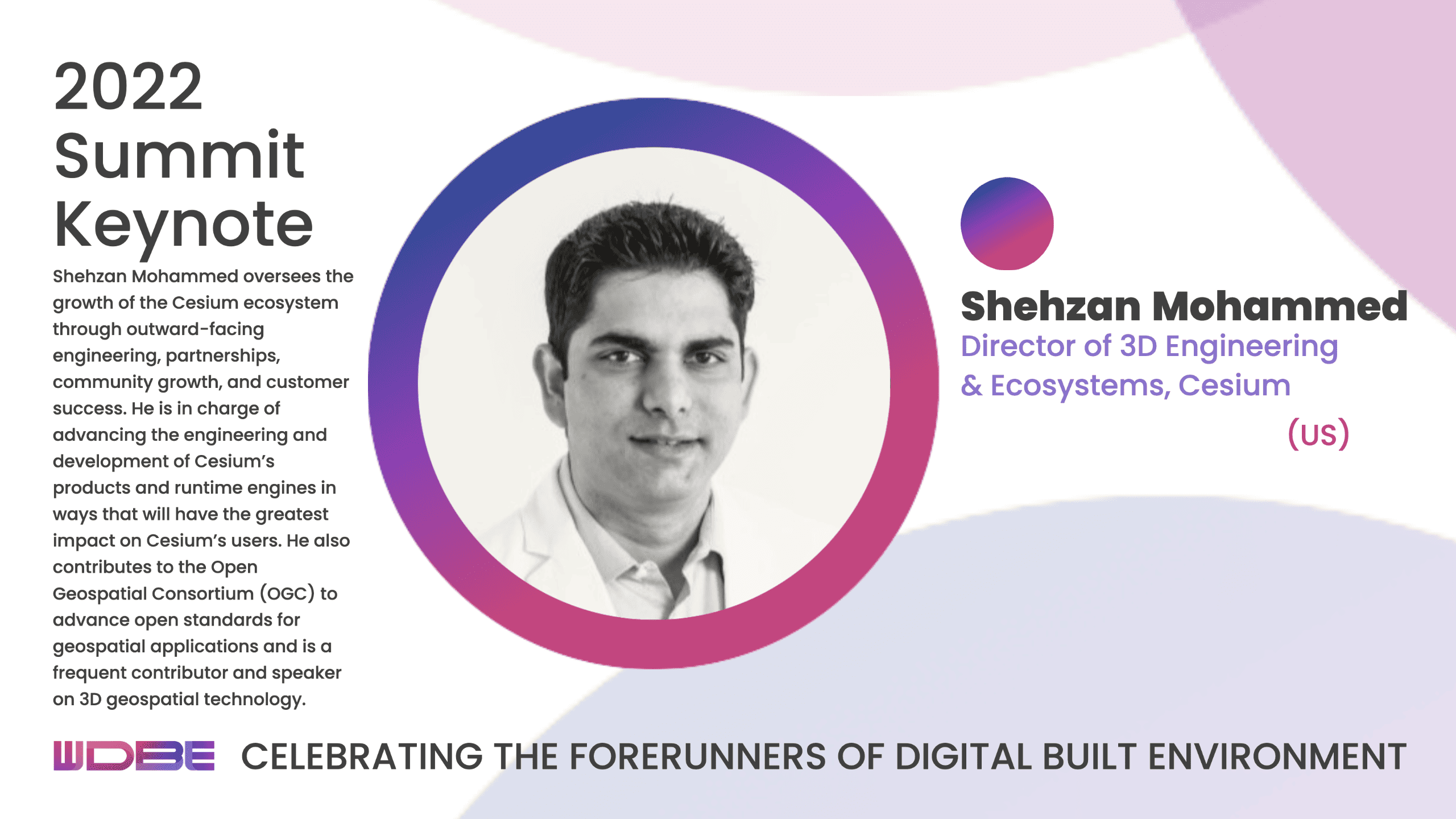 Meet Shehzan Mohammed, Director of 3D Engineering and Ecosystems at Cesium - News